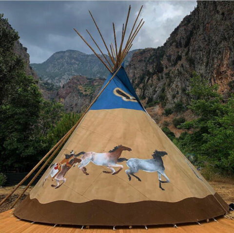 Stained Glass Effect* | Nomadics Tipi Makers